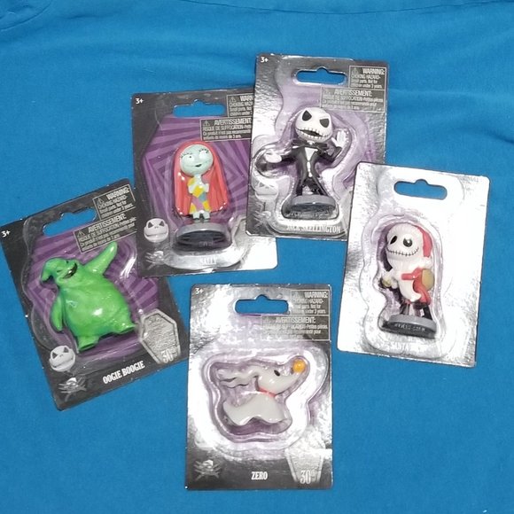 Disney | Toys | Disneys Nightmare Before Christmas 3th Year Set Of 5 ...